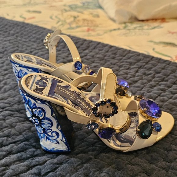 Dulce gabbanna | Shoes | Dulce Gabbanna Crystal Blue | Poshmark